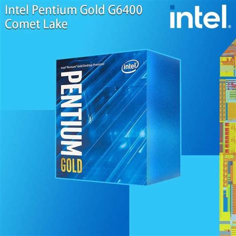 Jual Processor Intel Pentium Gold G6400 40ghz Socket Lga 1200 Comet