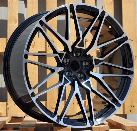 Racing Line B5771 Black Polished 22 5x12000 Et40 Cb7410 J1000 Diski