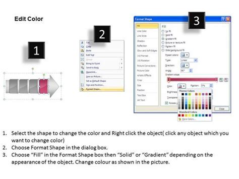 Ppt Theme Horizontal To Vertical Text Steps Working With Slide Numbers De