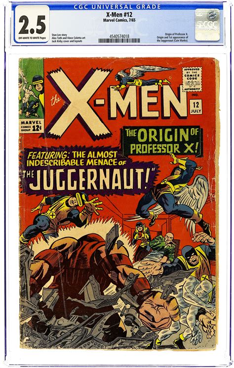 Uncanny X Men 1963 1st Series 12 Cgc 25