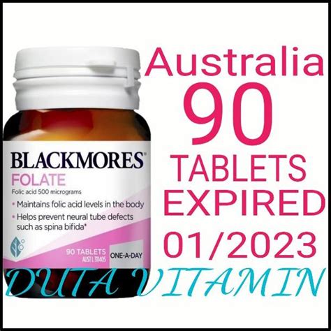 Jual Blackmores Pregnancy Folate 90 Tablets Shopee Indonesia