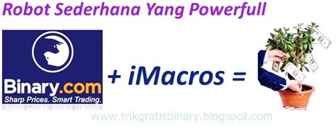 Robot Imacros Otomatis Terbaru Binary Belajar Trik Binary
