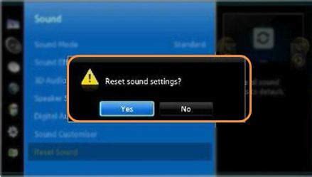 How To Reset Sound Settings In Samsung TV Samsung India