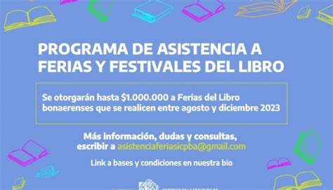 La Provincia Acompañará La Realización De Ferias Y Festivales Del Libro
