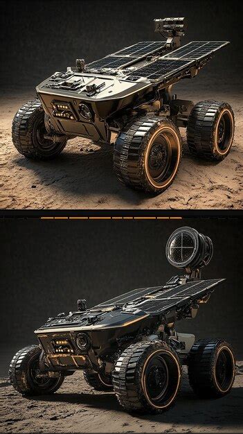 Advanced Exploration Rover With Extendable Solar Arrays Premium Ai
