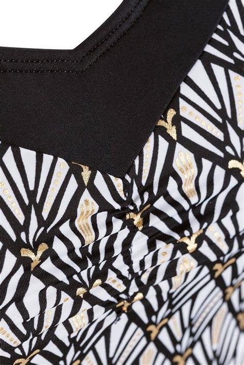 Amoena Be Elegant One Piece Swimsuit Blackwhite Hugsgold
