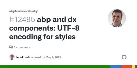 Abp And Dx Components UTF 8 Encoding For Styles Issue 12495