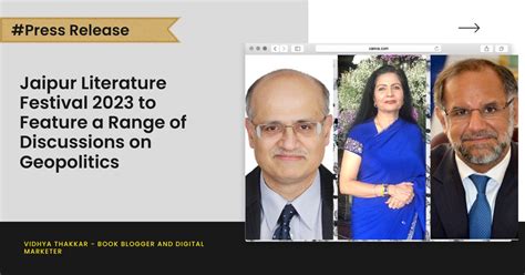 Jaipur Literature Festival 2023 To Feature A Range Of Discussions On
