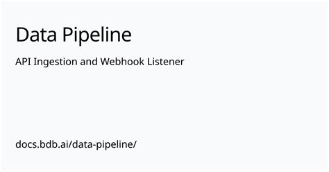 Api Ingestion And Webhook Listener Data Pipeline