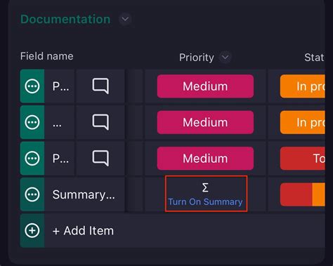 Summary Row Plaky Help