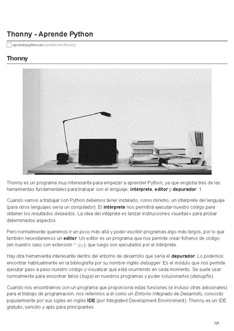 Aprende Python Con Thonny Thonny Aprende Python Aprendepythoncore