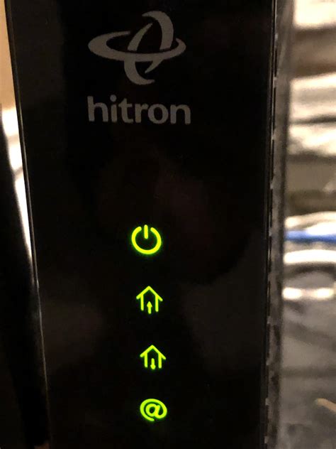 Any Idea Why These Three Bottom Lights On My Hitron Modem Wont Stop Blinking R Shaw