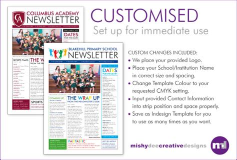 Customise A Newsletter Template In Indesign