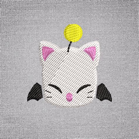 Final Fantasy Moogle Embroidery File Etsy