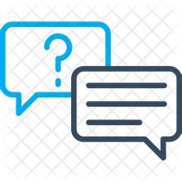 Question Message Icon Download In Dualtone Style