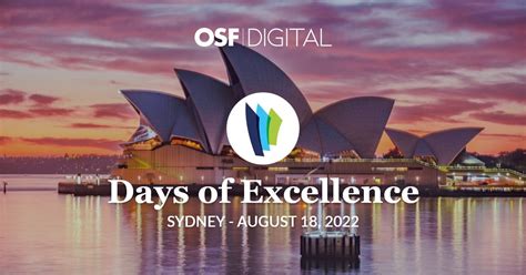 Osf Digital On Linkedin Daysofexcellence Doesydney Osfdigital Digitaltransformation Doesydney