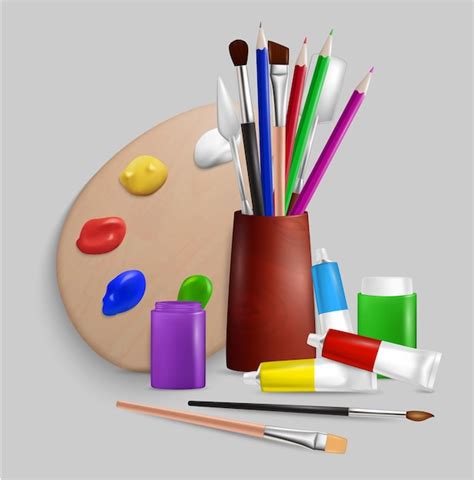 무료로 다운로드 가능한 미술 도구 벡터 And 일러스트 Freepik