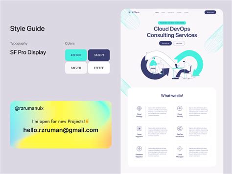 Cloud DevOps Consulting Website On Behance