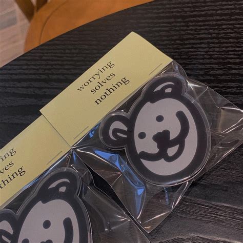 Murmurbear Acrylic Smart Tok 곰돌이 스마트톡 곰돌이톡 맥세이프 제작가능 에이블리