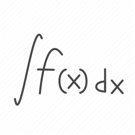 Argument Function Intergal Math Mathematical Square Sum Icon