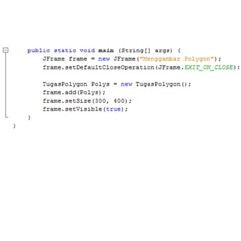 Membuat Polygon Dan Polyline Di Java