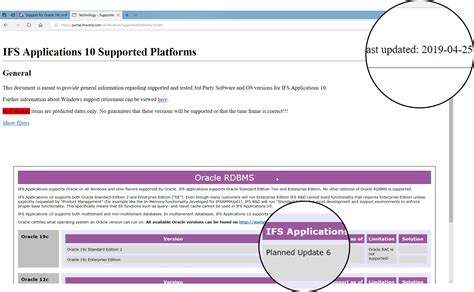 Support For Oracle 19c In Ifsapp 10 Ifs Community