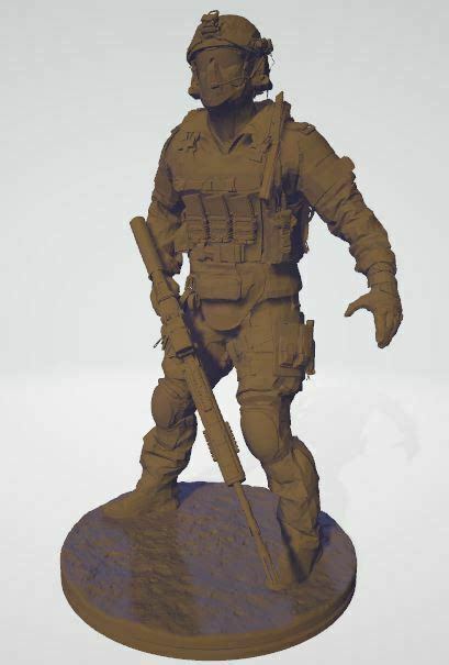 Stl File Rocket Call Of Duty Mw3 Army Rangers 🚀 ・3d Printer Model