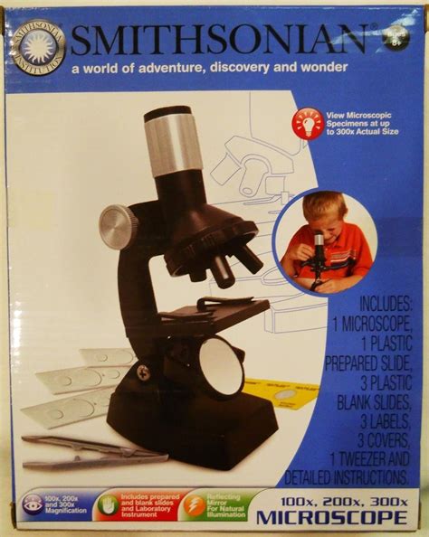 Smithsonian Microscope Set 100x 200x 300x Toys And Games