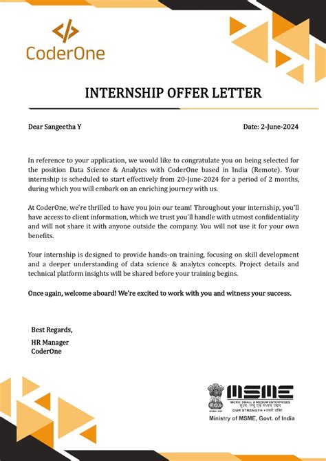 Sangeetha Yoganand On Linkedin Internship Dataanalytics Coderone Careergrowth