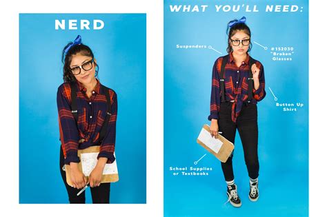 Homemade Nerd Costume For Women