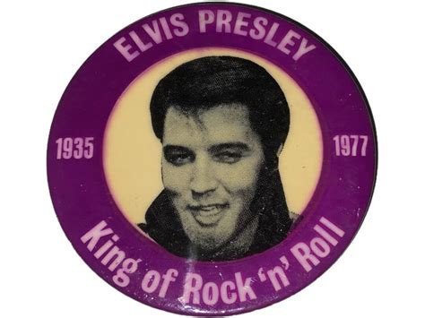 Vintage Elvis Presley King Of Rock N Roll 1935 1977 Memorial Souvenir