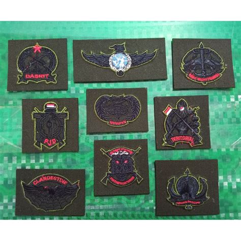 Jual Bordir Wing PDL TNI Satuan Shopee Indonesia