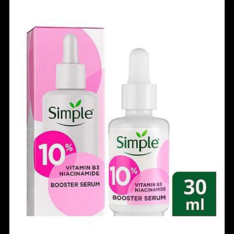Simple Booster Serum 10% Niacinamide (Vitamin B3) Reviews - GlamGeek
