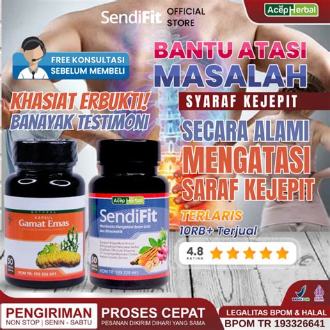 Jual Obat Saraf Kejepit Pinggang Bokong Dan Kaki Efektip Atasi Syaraf