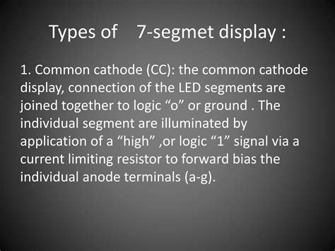 7 Segment Display Pptx