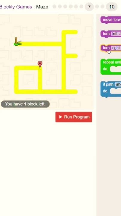 Blockly Maze Level 7 Coding Scratchcode Scratch Youtube