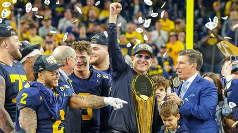 At Long Last Jim Harbaugh Leads Michigan Back To College Football
