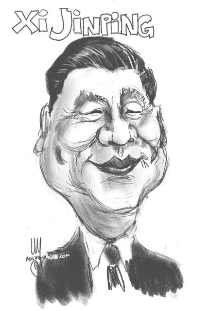 Caricatures Xi Jinping