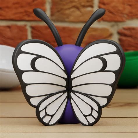 butterfree 3 diff models chibi print in place no supports 3d model 3d