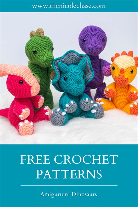 14 Free Dinosaur Crochet Patterns Artofit