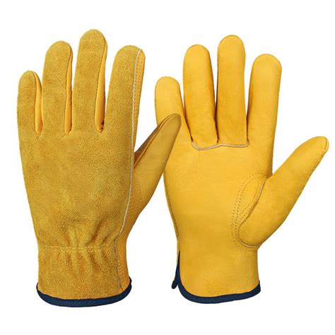 Durable Gardening Gloves Soft Wear Faux Leather Wear Resistant Stab