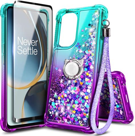 Amazon Com HRWireless Compatible For OnePlus Nord N G Case Cover With Ring Stand Plus