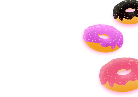 Donas De Colores Para El Fondo 14501154 Png