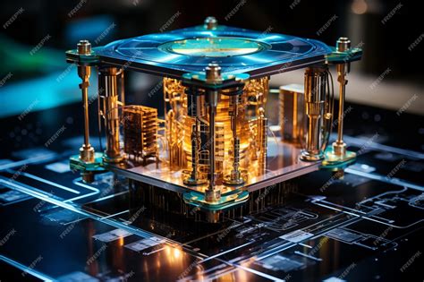Premium Ai Image Quantum Computer Quantum Processor Scientific