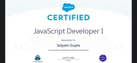 Satyam Gupta On Linkedin Salesforce Certification Javascript Learning 14 Comments