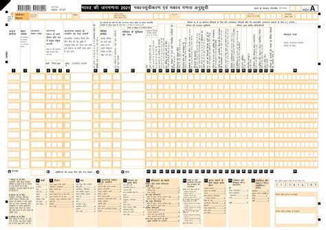 भारत की जनगणना India Census 2021 का प्रारूप देखें Download Forms