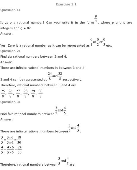 Ncert Solutions For Class Maths Chapter Number Systems Aglasem