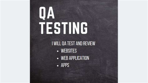 Do Qa Testing On Your Website Or Web Application By Maximo5741 Fiverr