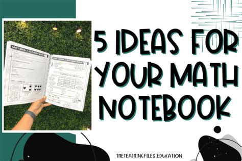 5 Middle School Math Notebook Ideas The Teaching Files