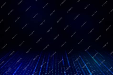 free vector stream of binary code design vector